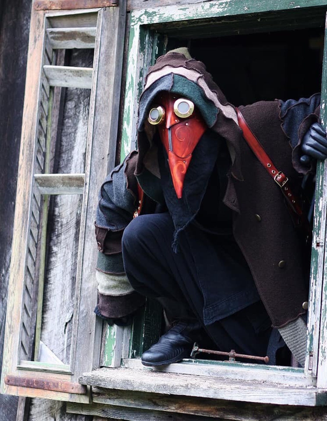 Plague Doctor Commedia Masque. - Etsy