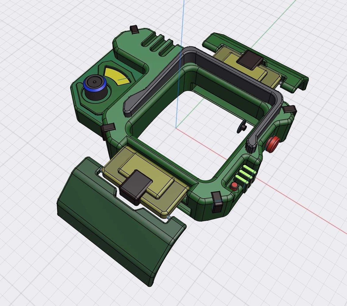 Mini Pip Boy for Apple Watch. This is a Digital STL File Only. I Will ...