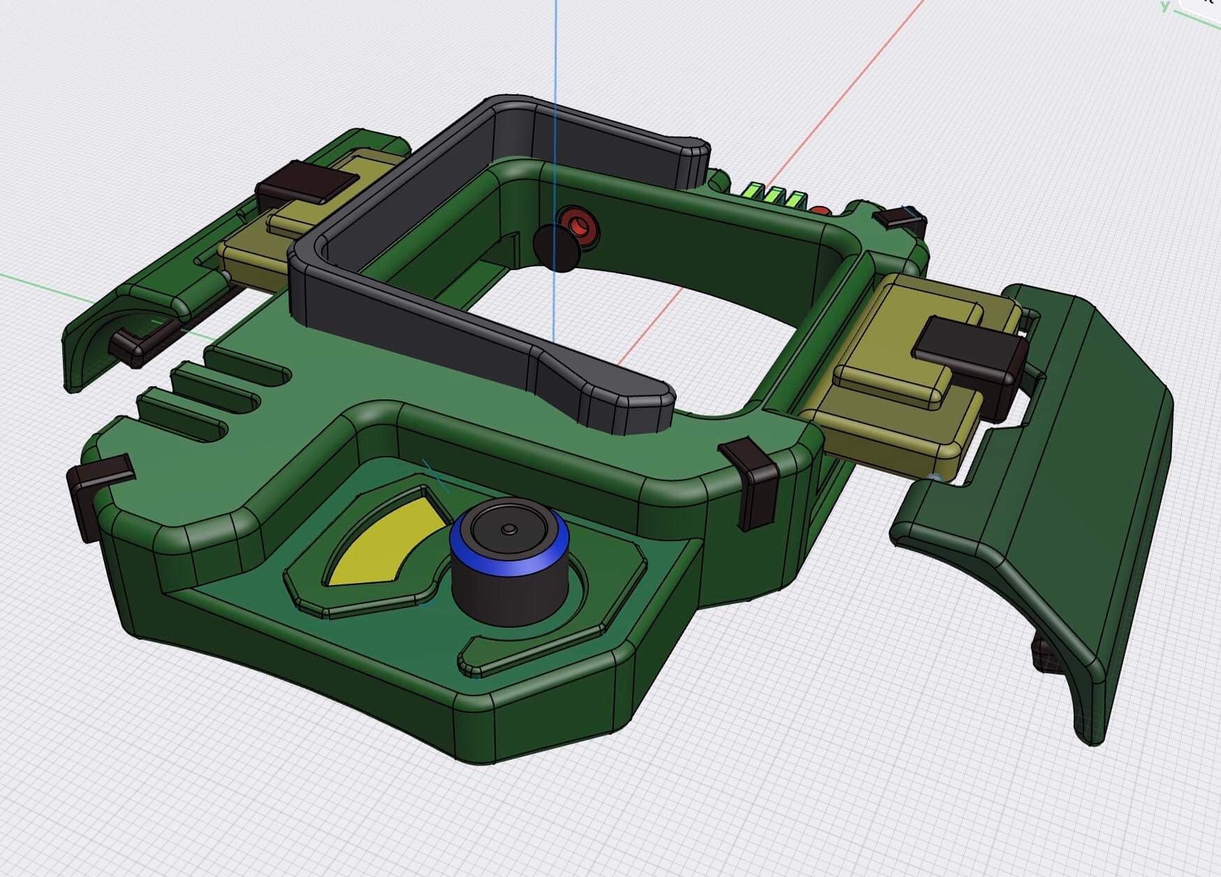 Mini Pip Boy for Apple Watch. This is a Digital STL File Only. I Will ...