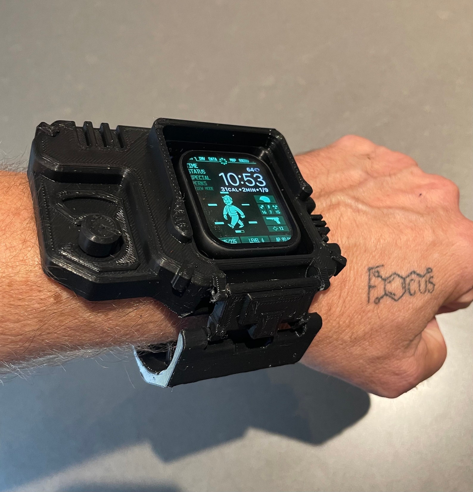 Mini Pip Boy for Apple Watch. This is a Digital STL File Only. I Will ...