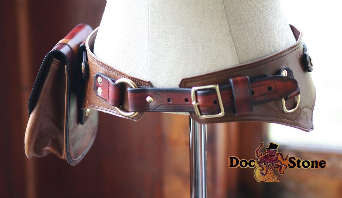 Utility Belt With Pouch - Etsy