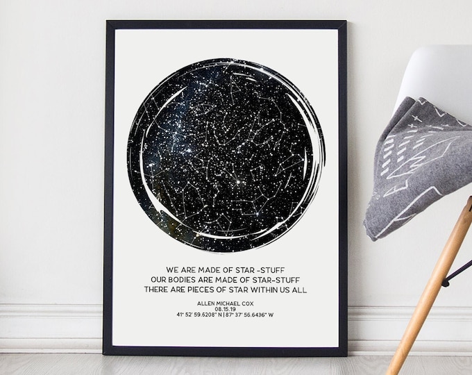 Custom We Are All Made of Star-stuff Night Sky Print - Etsy