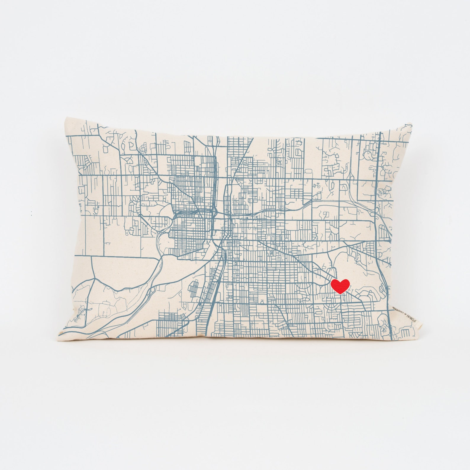 Map pillow - Etsy
