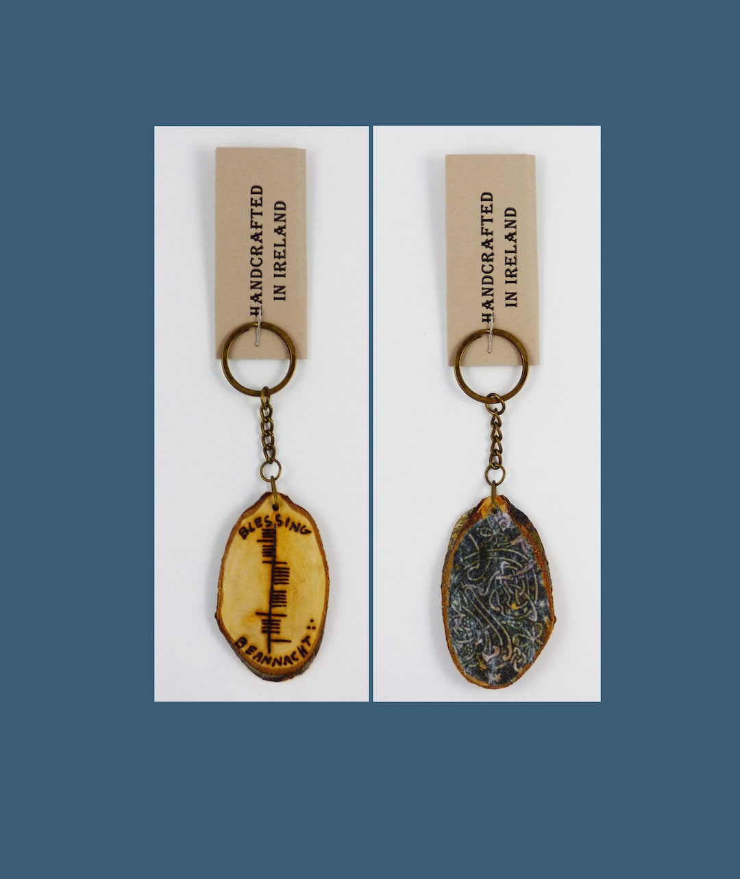 Celtic Key-rings With Ogham Wish - Etsy