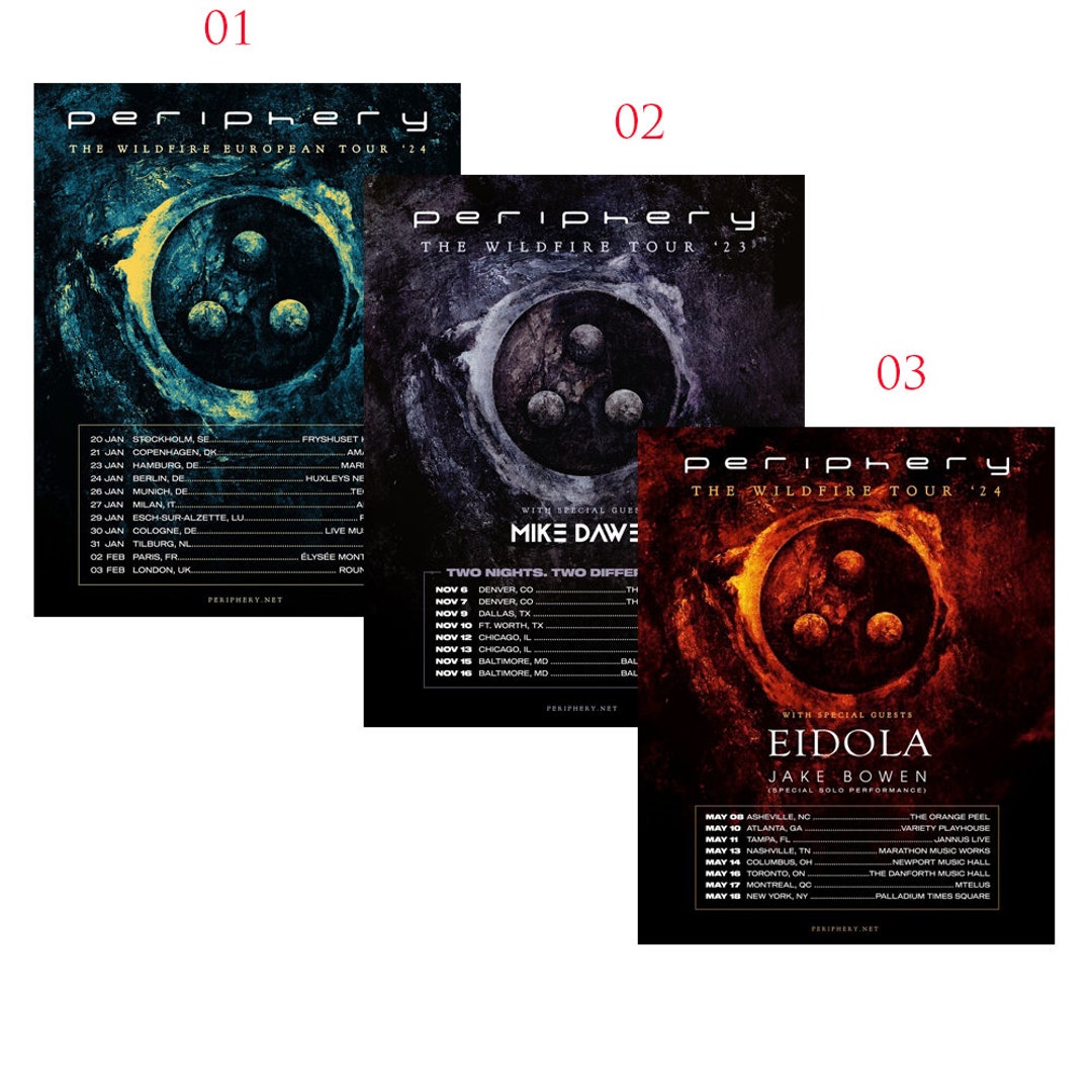 Custum Periphery the Wildfire Tour 2024 Poster - Etsy