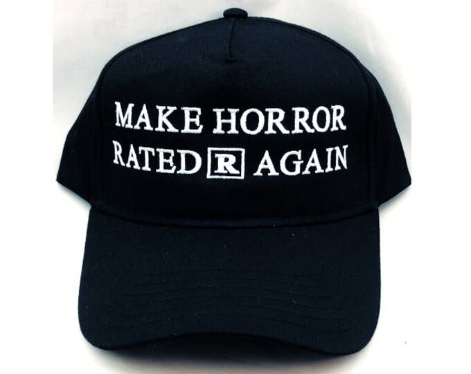 Make Horror Rated R Again Baseball Cap #drumpf - Etsy