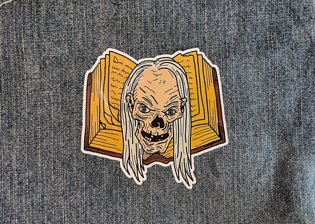 Ghoulish Storyteller Die Cut Vinyl Sticker - Etsy