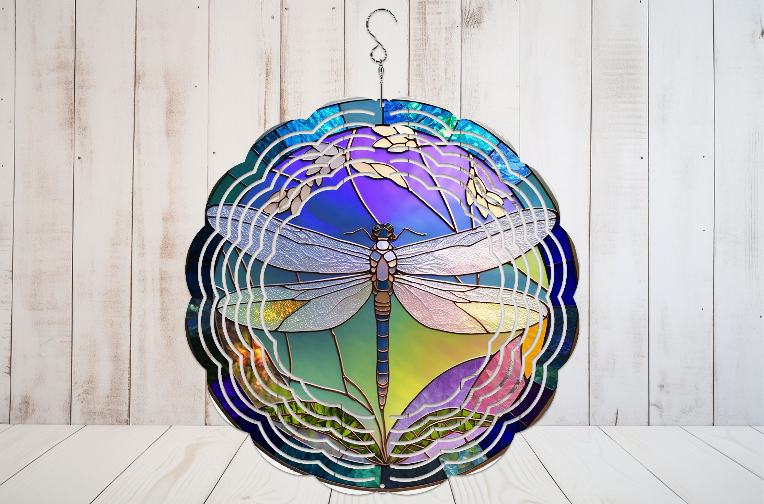 Dragonfly Wind Spinner Outdoor Wind Spinner - Etsy