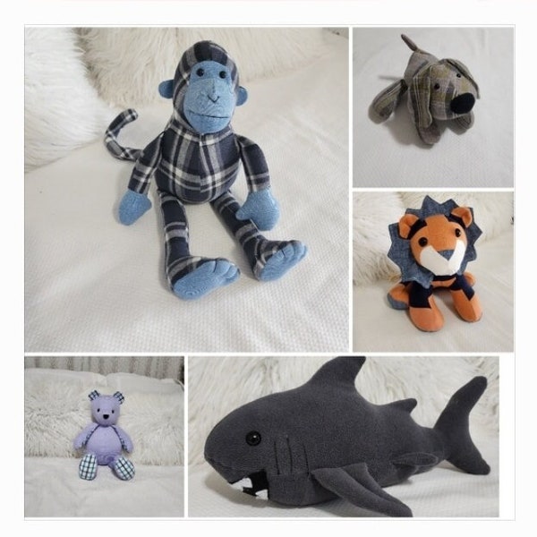 Memory Stuffed Animal Made From Clothing - Etsy