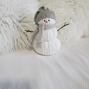 Memory Snowman Made From Loved Ones Clothing Memorial Snowman From ...
