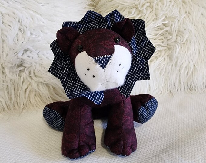 Memory Lion Made From Loved Ones Clothing Memory Lion Keepsake - Etsy