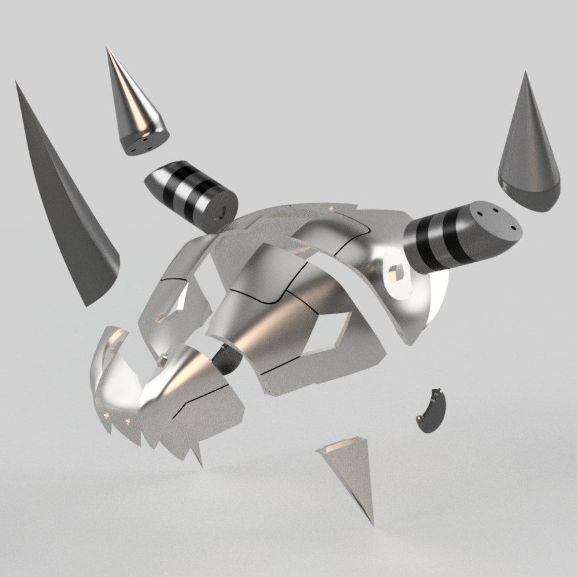 Wargreymon Helmet Digimon Inspired 3d Printable***stl File*** - Etsy