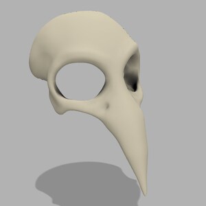 3D Print File for Crow Skull Helmet (as Seen on Tik Tok) - Etsy
