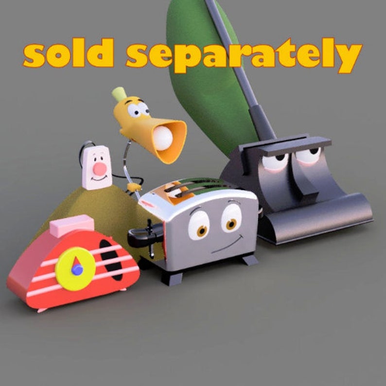 Brave Little Toaster Toaster 3D Printing STL File - Etsy