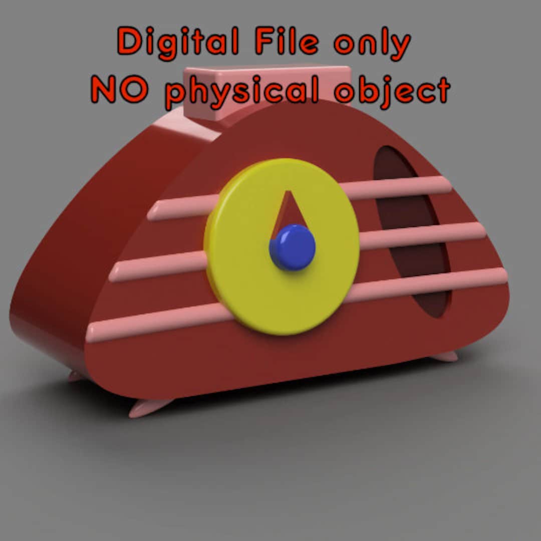 Brave Little Toaster Radio 3D Printing STL File - Etsy