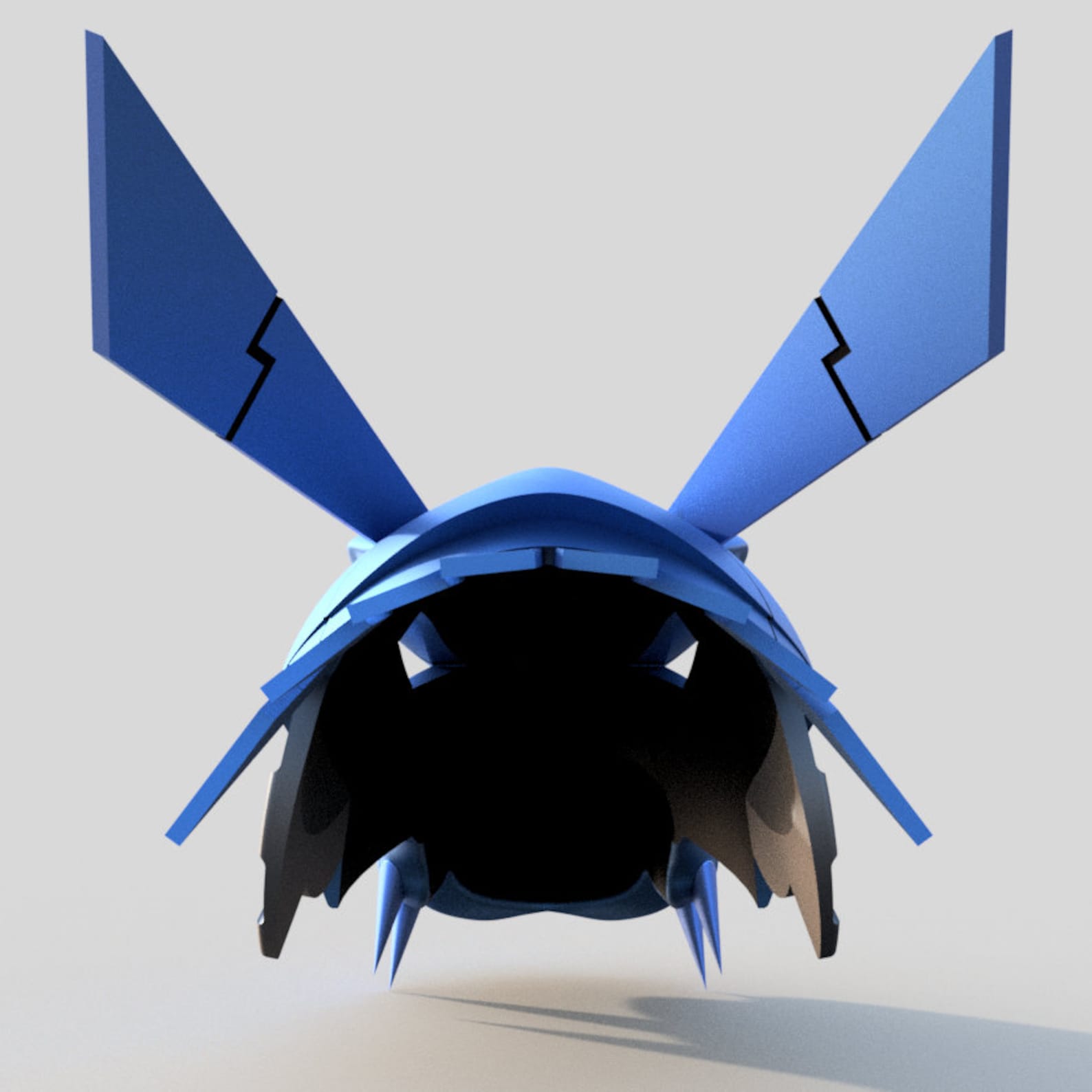 Metal Garurumon 3d Printable Digimon Helmet STL File - Etsy
