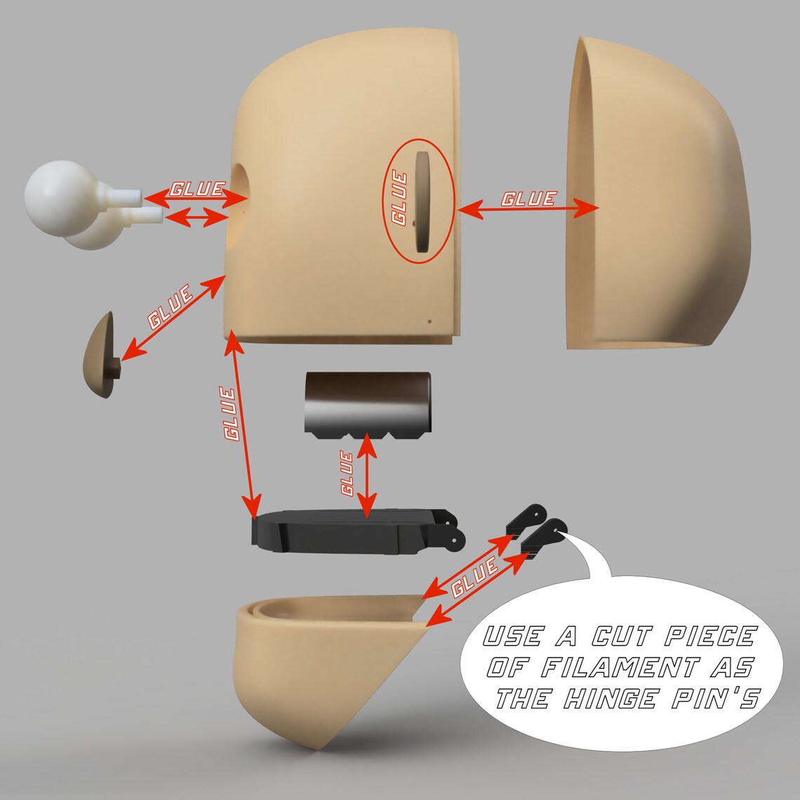 DIY Puppet Head STL Files for 3D Printing | Etsy