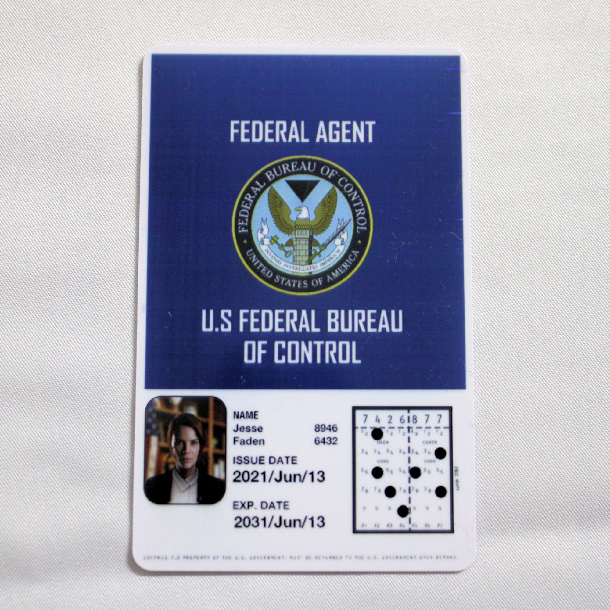 Custom FBC Employee ID Badge Inspired by Control Video Game | Etsy