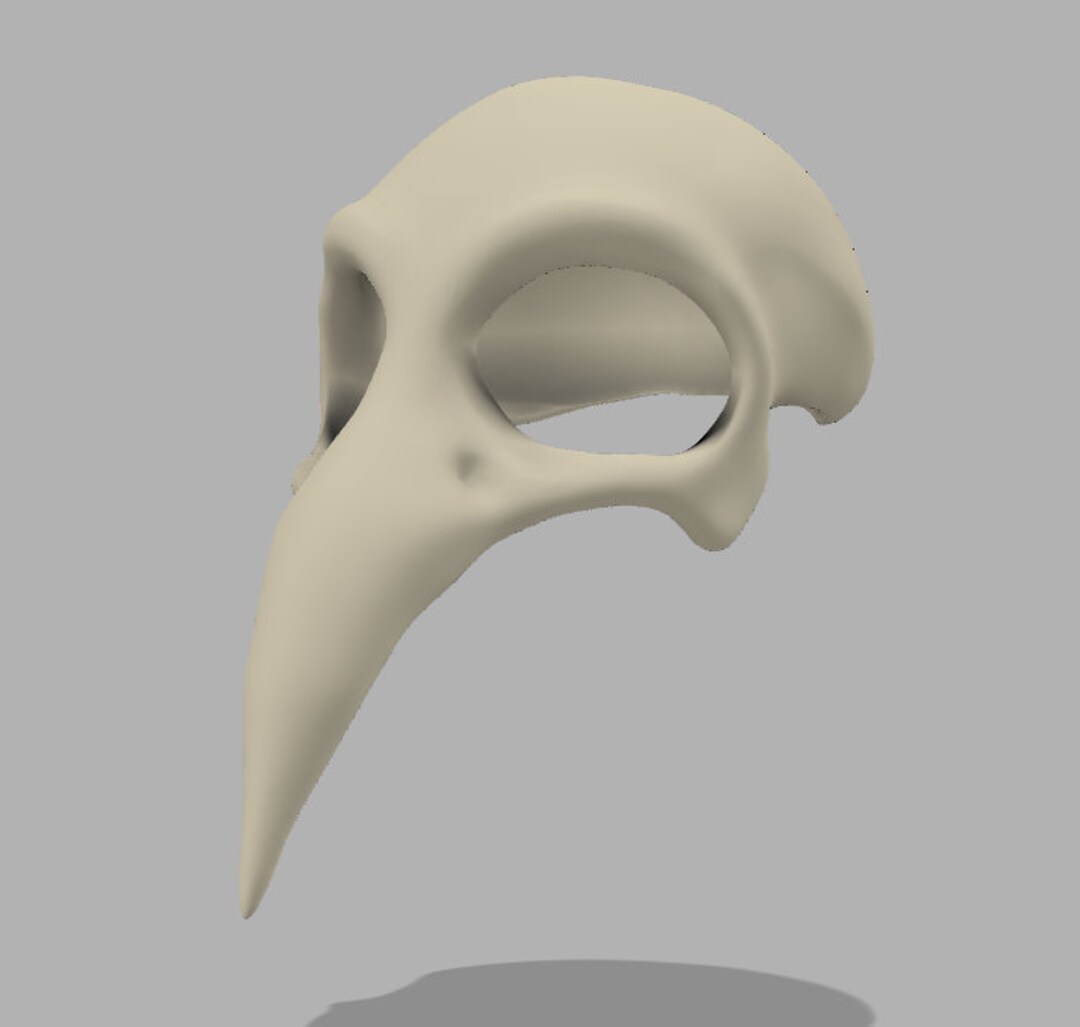 3D Print File for Crow Skull Helmet (as Seen on Tik Tok) - Etsy