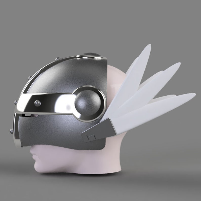 Angewomon Digimon Inspired Helmet 3d Printable STL File | Etsy