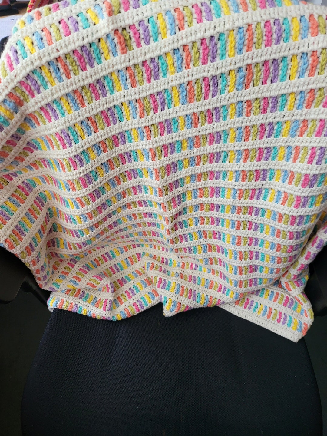 Baby Blanket Crocheted From Bamboo Yarn, Allergy Free - Etsy