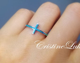 Opal Ring Silver - Etsy