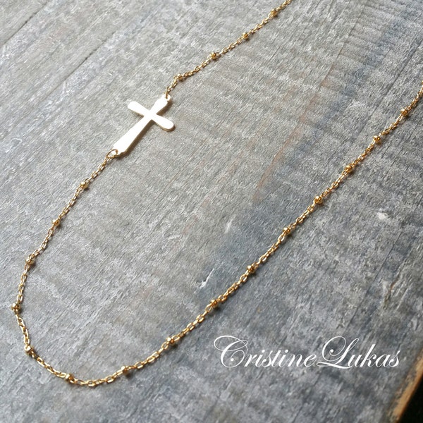 Sideways Cross - Etsy