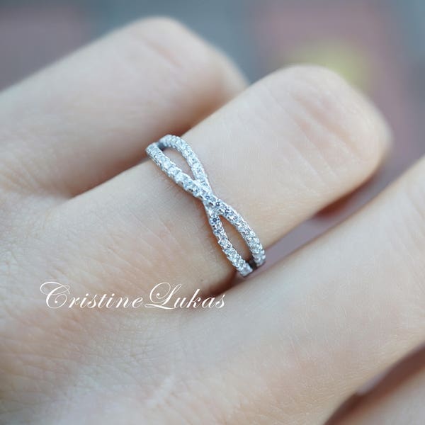 Criss Cross Ring - Etsy