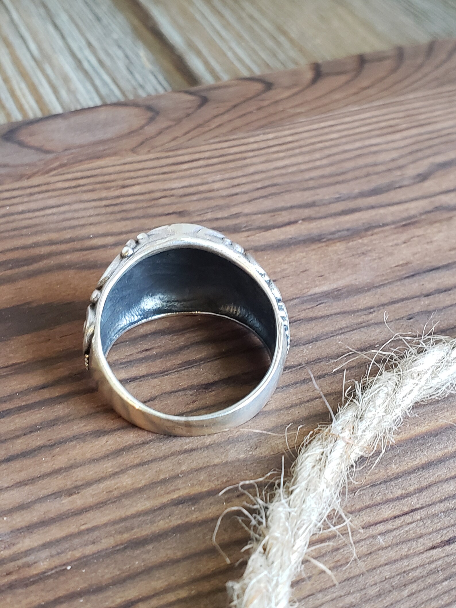Vintage Styled Cross Ring in Sterling Silver, Antique Unisex Religious ...