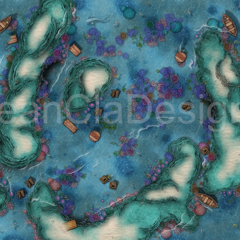Cave Battle Maps - Etsy