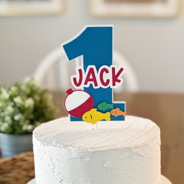 Fish Cake Topper - Etsy