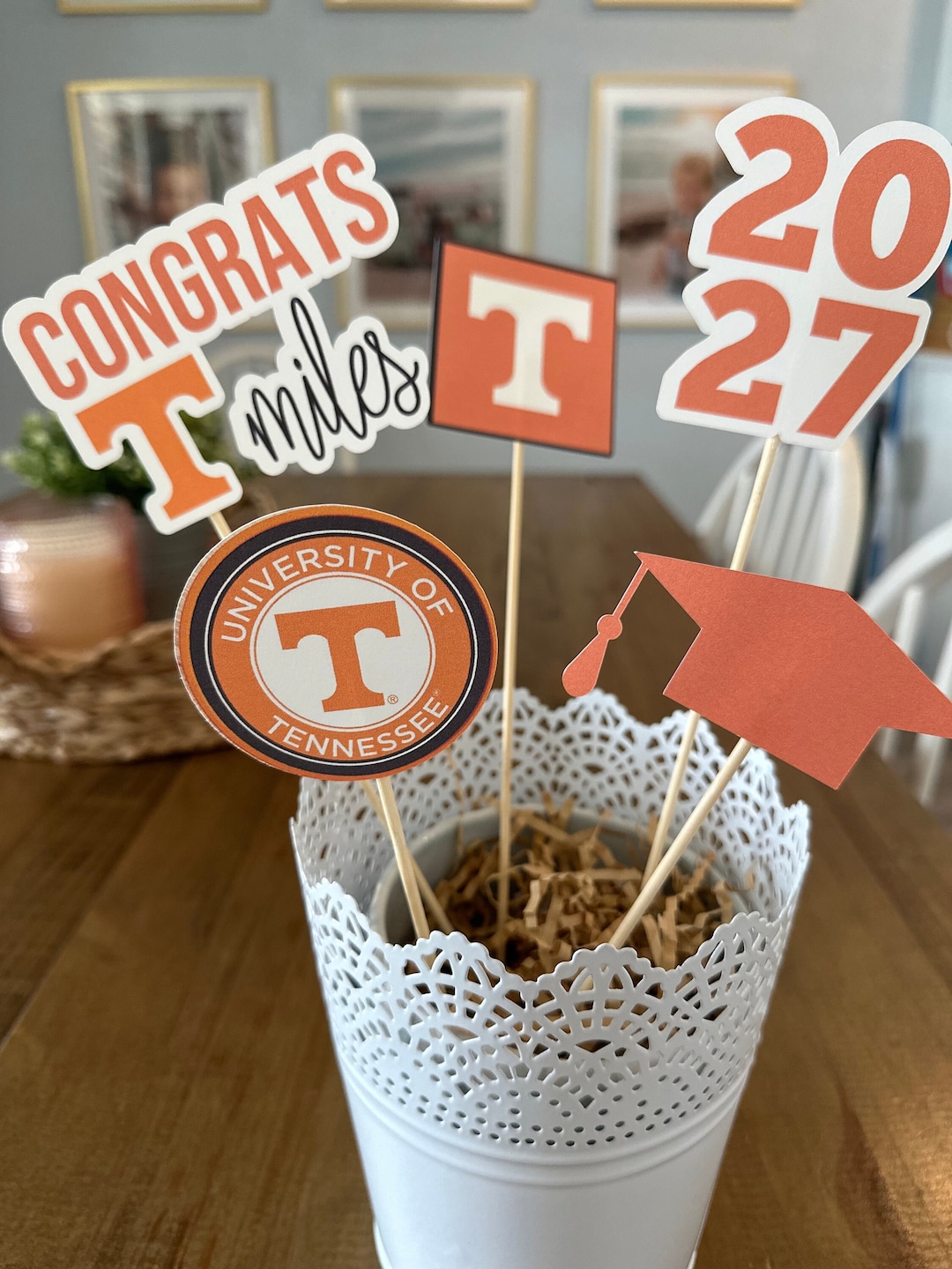 University of Tennessee Graduation Centerpiece Sticks , Tennessee ...