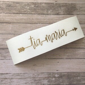 Arrow Name Decal - Etsy
