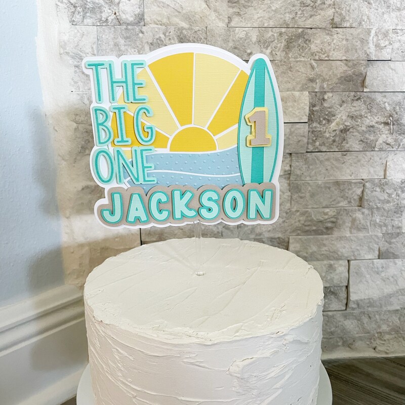 The Big One Cake Topper - Etsy