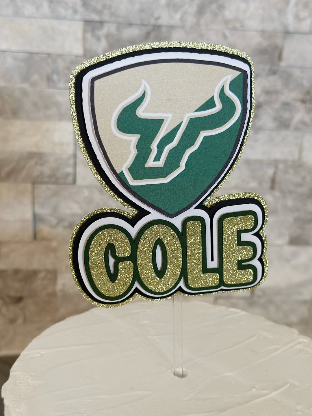 University of South Florida Cake Topper , Bulls, Usf Grad Party, Go ...