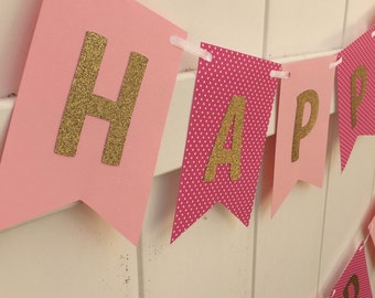 Hot Pink Banner | Etsy