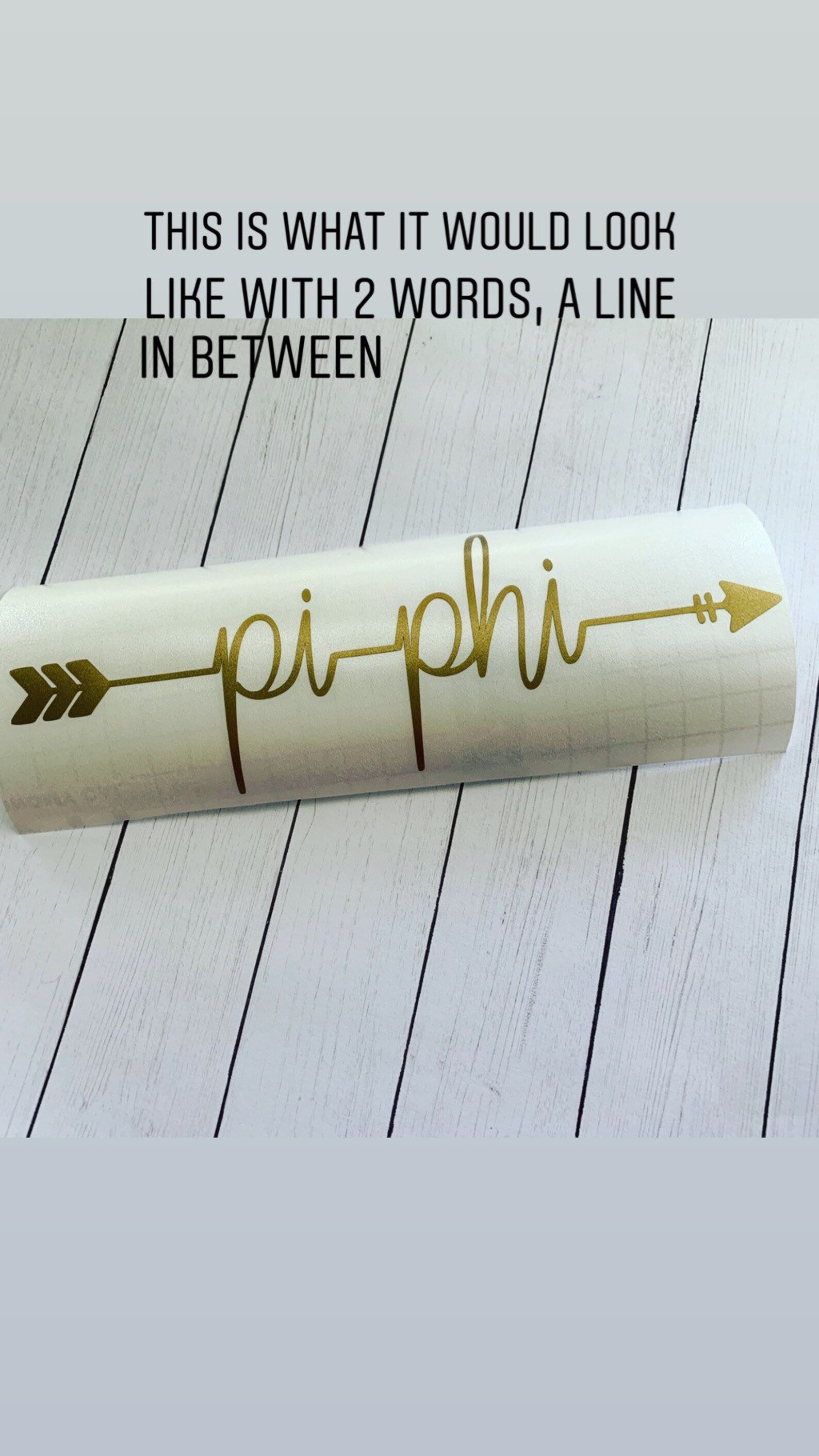 Arrow Name Decal - Etsy
