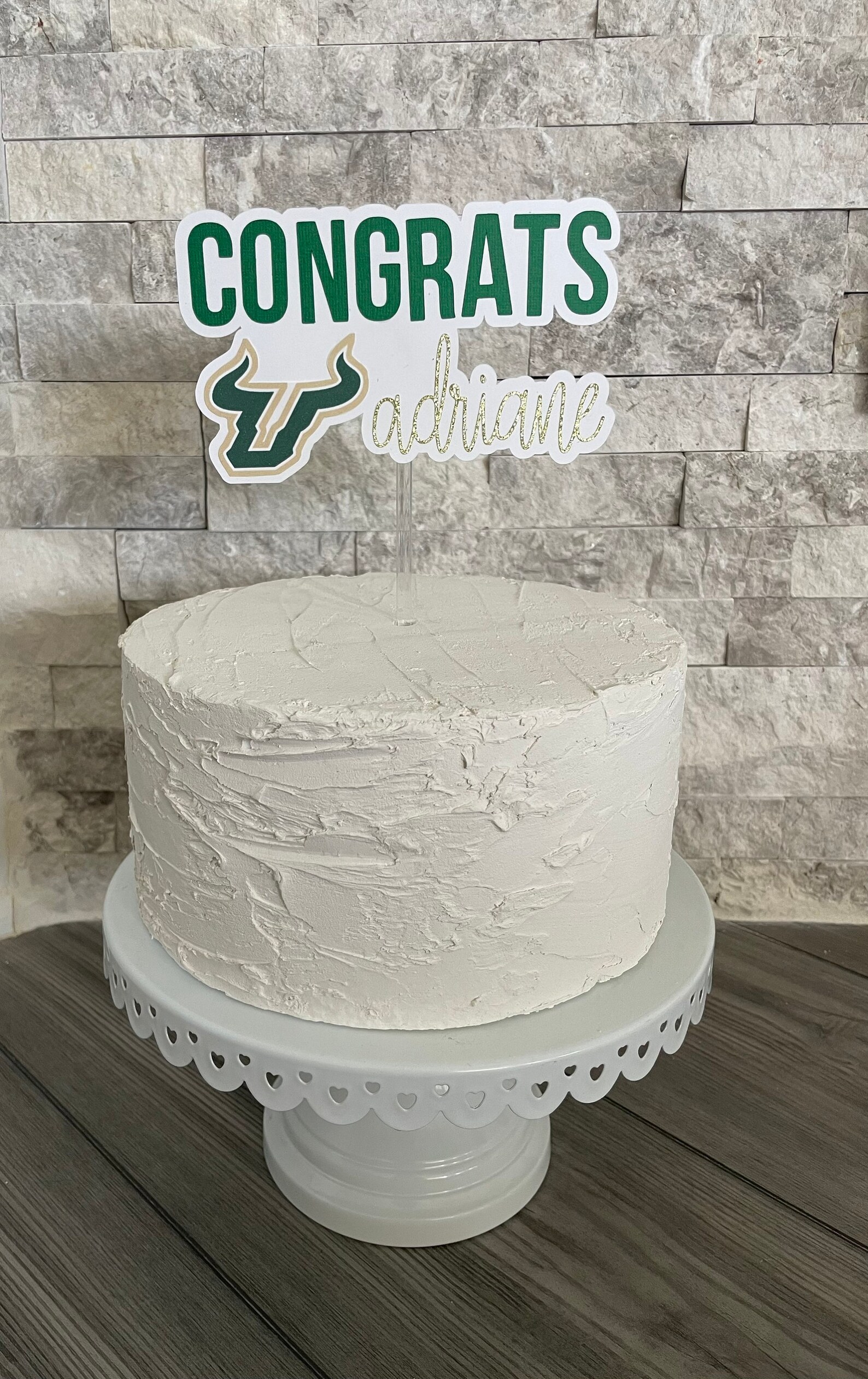 University of South Florida Cake Topper , Bulls, Usf Grad Party, Go ...