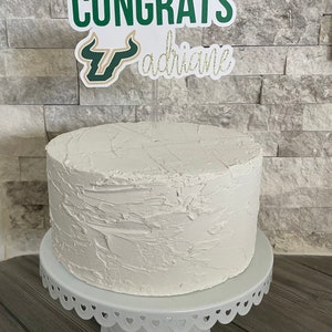University of South Florida Cake Topper , Bulls, Usf Grad Party, Go ...