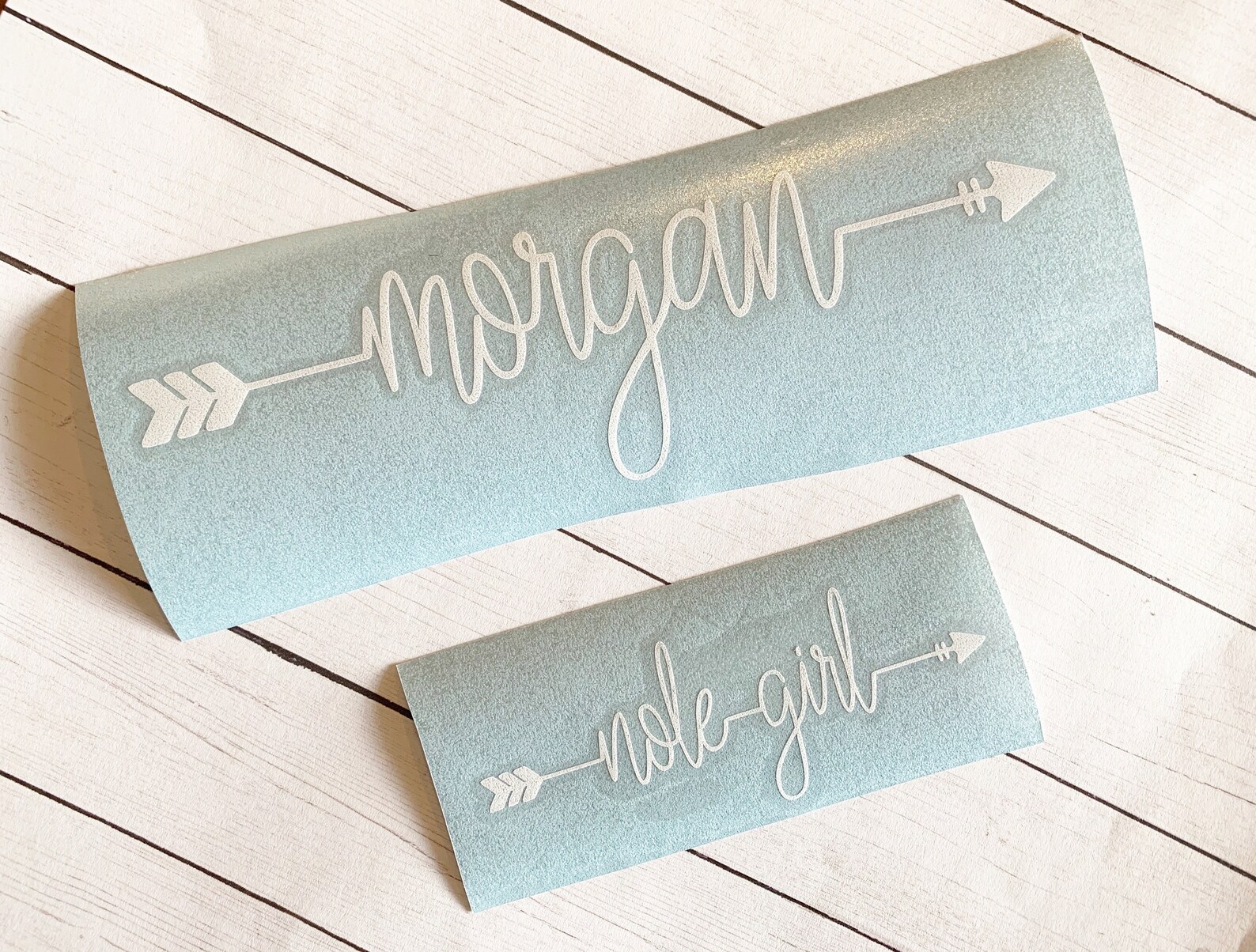 Arrow Name Decal | Etsy