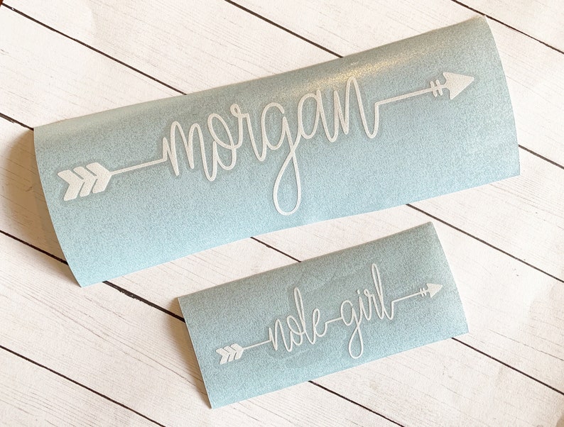 Arrow Name Decal - Etsy