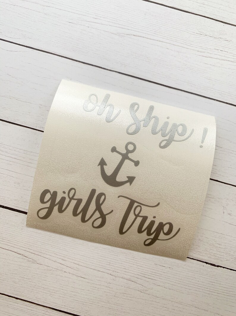 Oh Ship Girls Trip Cruise Decal Girls Trip Decal Cruise | Etsy