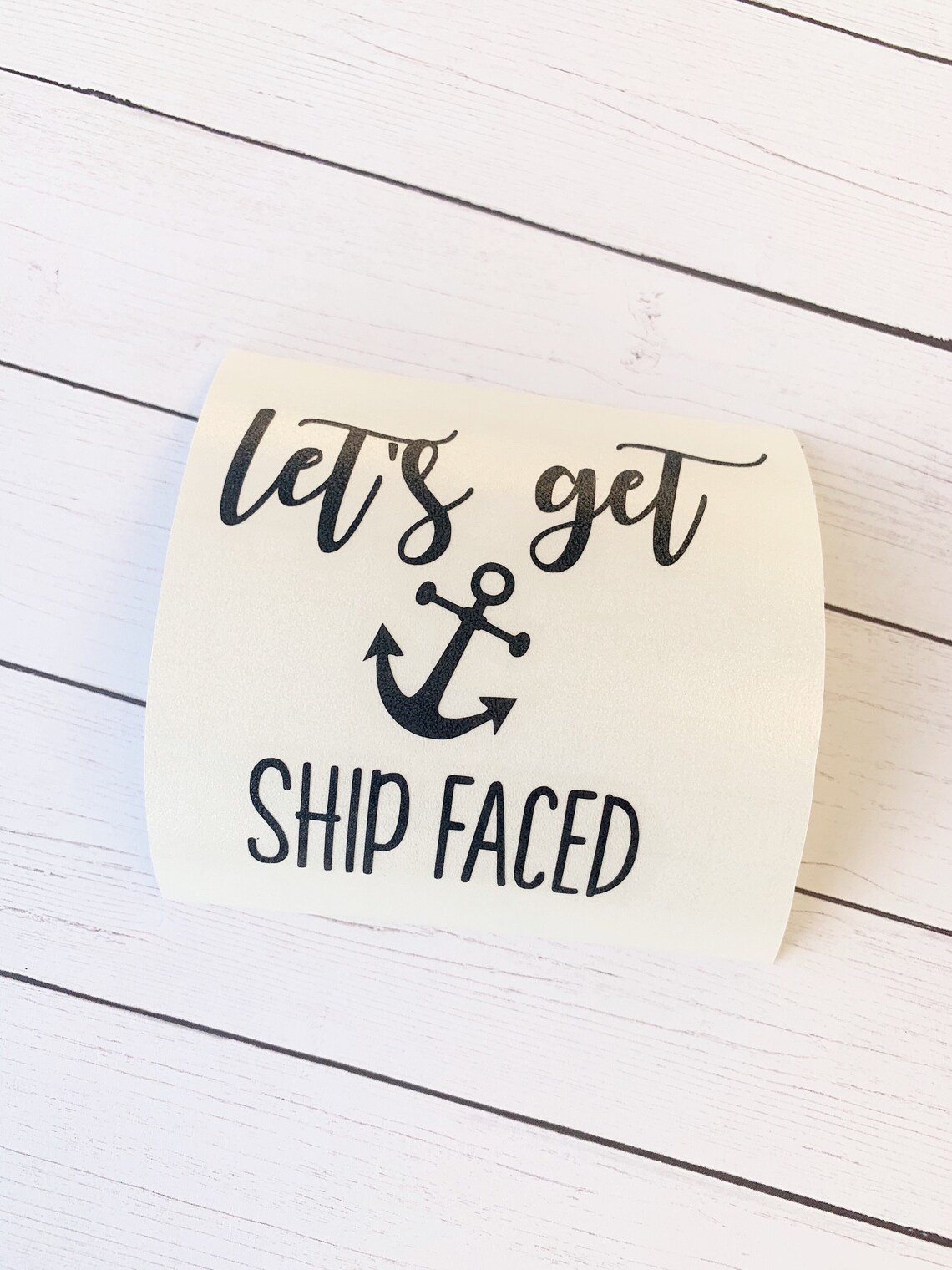 Lets Get Ship Faced Cruise Decal Girls Trip Decal Cruise - Etsy