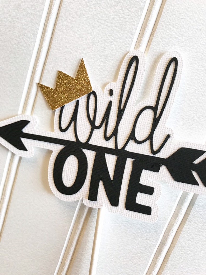 Wild One Cake Topper: First Birthday Party Decoration - Etsy