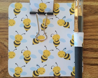 Bee Sticky Note Pad - Etsy