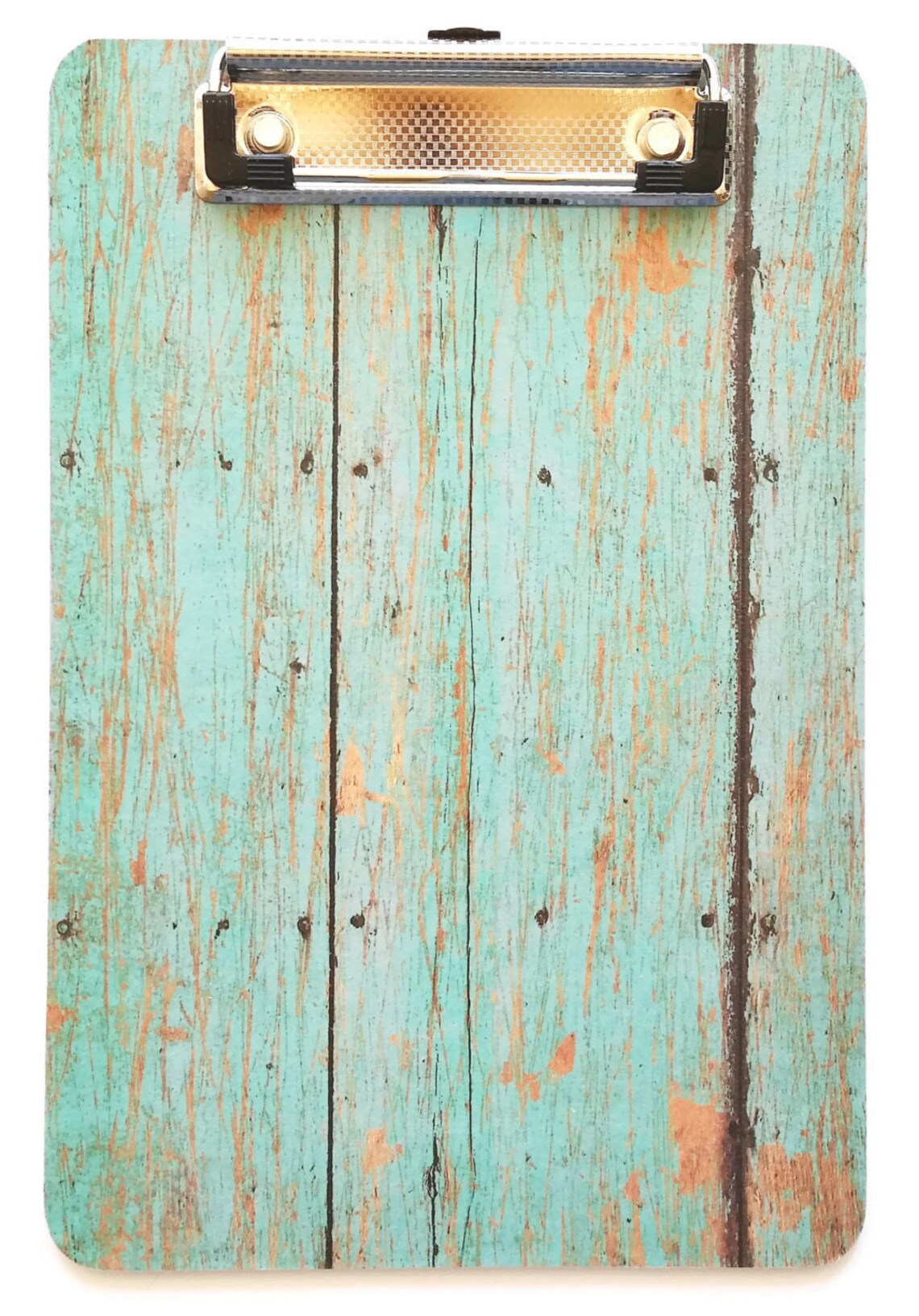 Teal Barnwood Clipboard 6x9 Memo Size Decorative Clipboard | Etsy