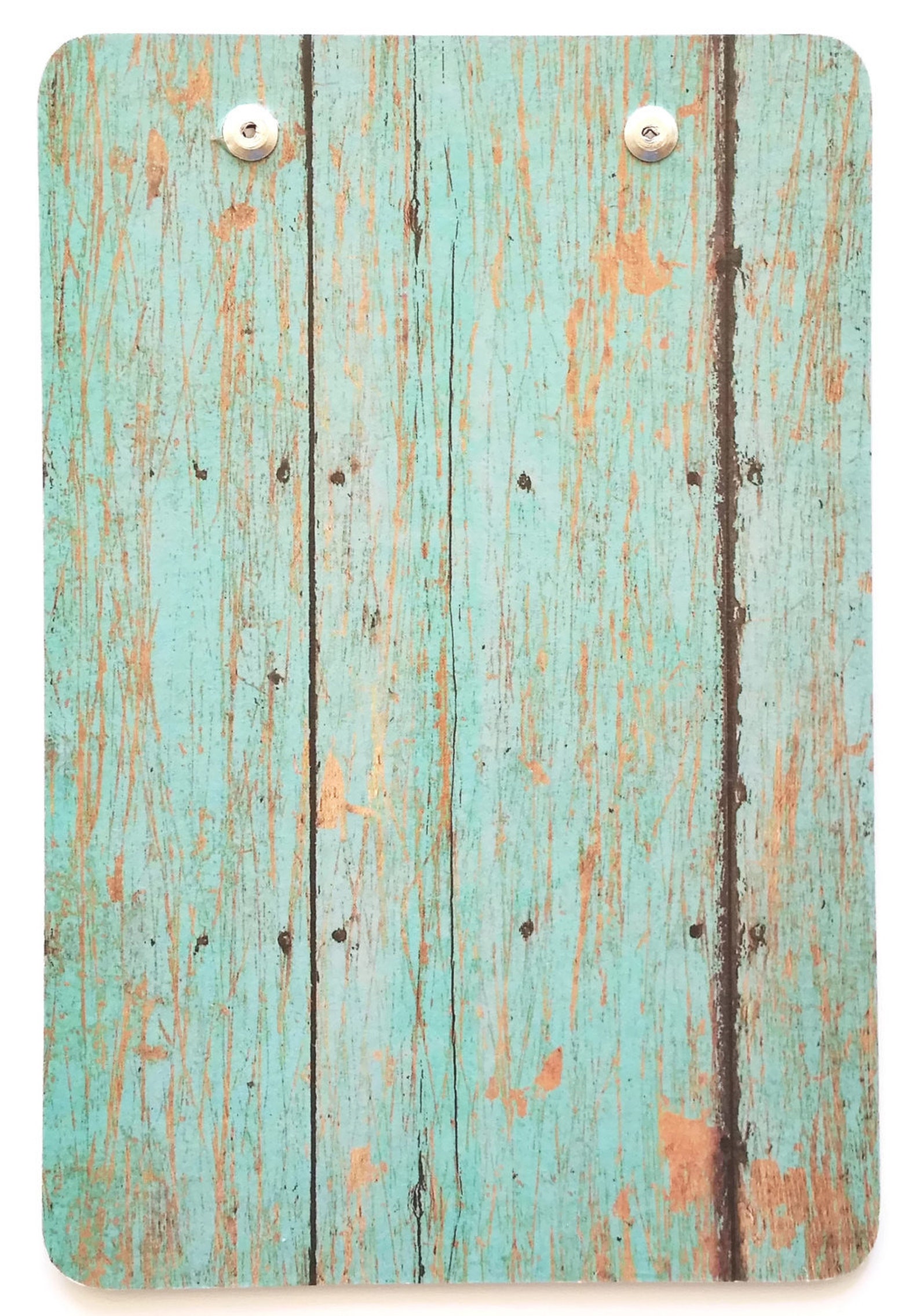 Teal Barnwood Clipboard 6x9 Memo Size Decorative Clipboard | Etsy