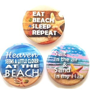 Beach Refrigerator Magnets Fun Beach Quotes Fridge Magnets - Etsy