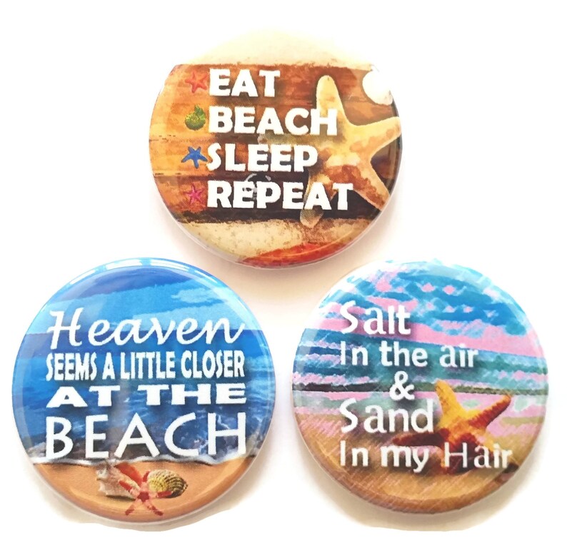 Beach Refrigerator Magnets Fun Beach Quotes Fridge Magnets - Etsy