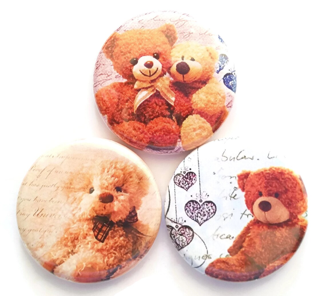 Magnets Cute Stuffed Teddy Bears Fridge Magnets Teddy Bear | Etsy
